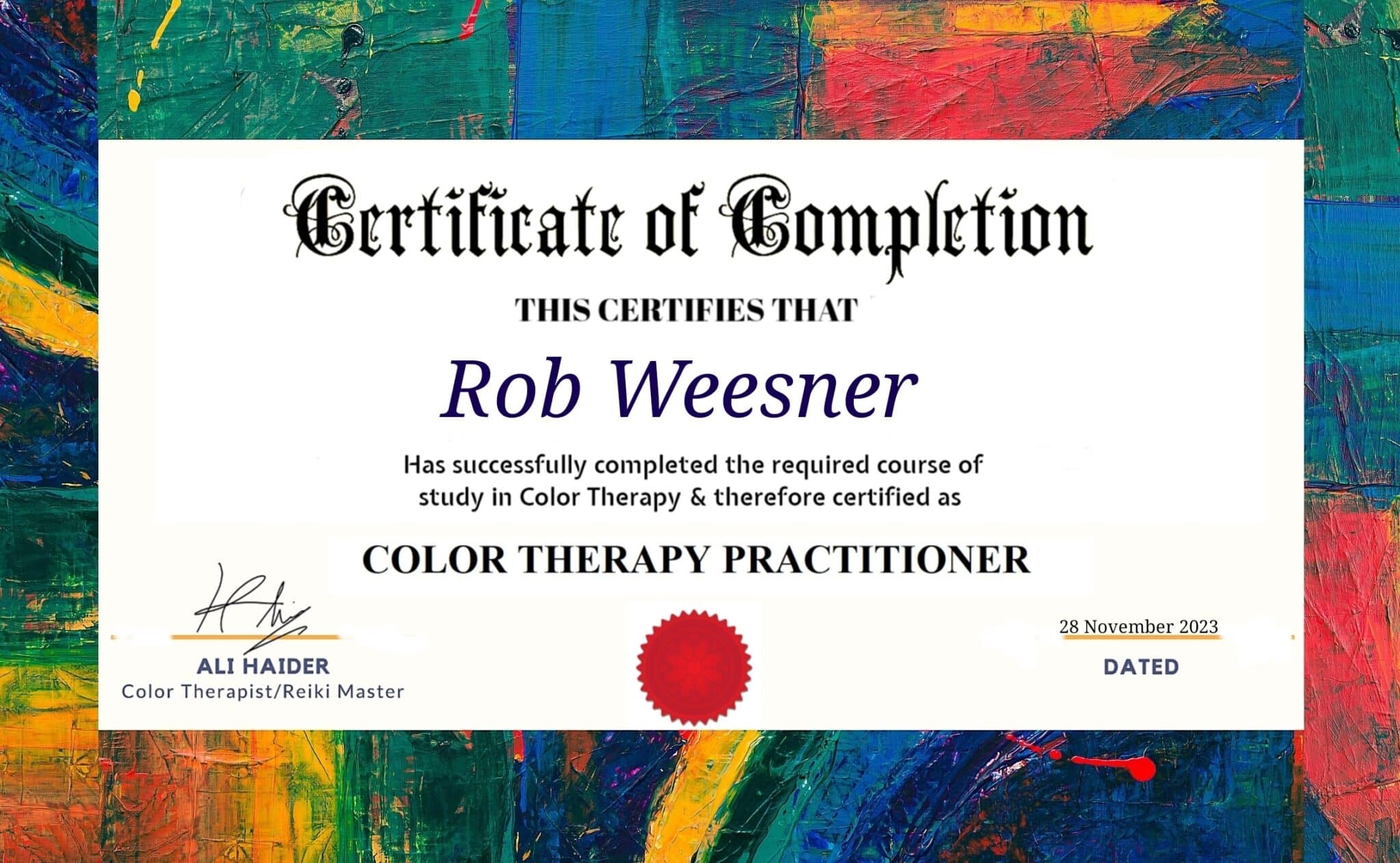 Color Therapy — Crystals By Rob